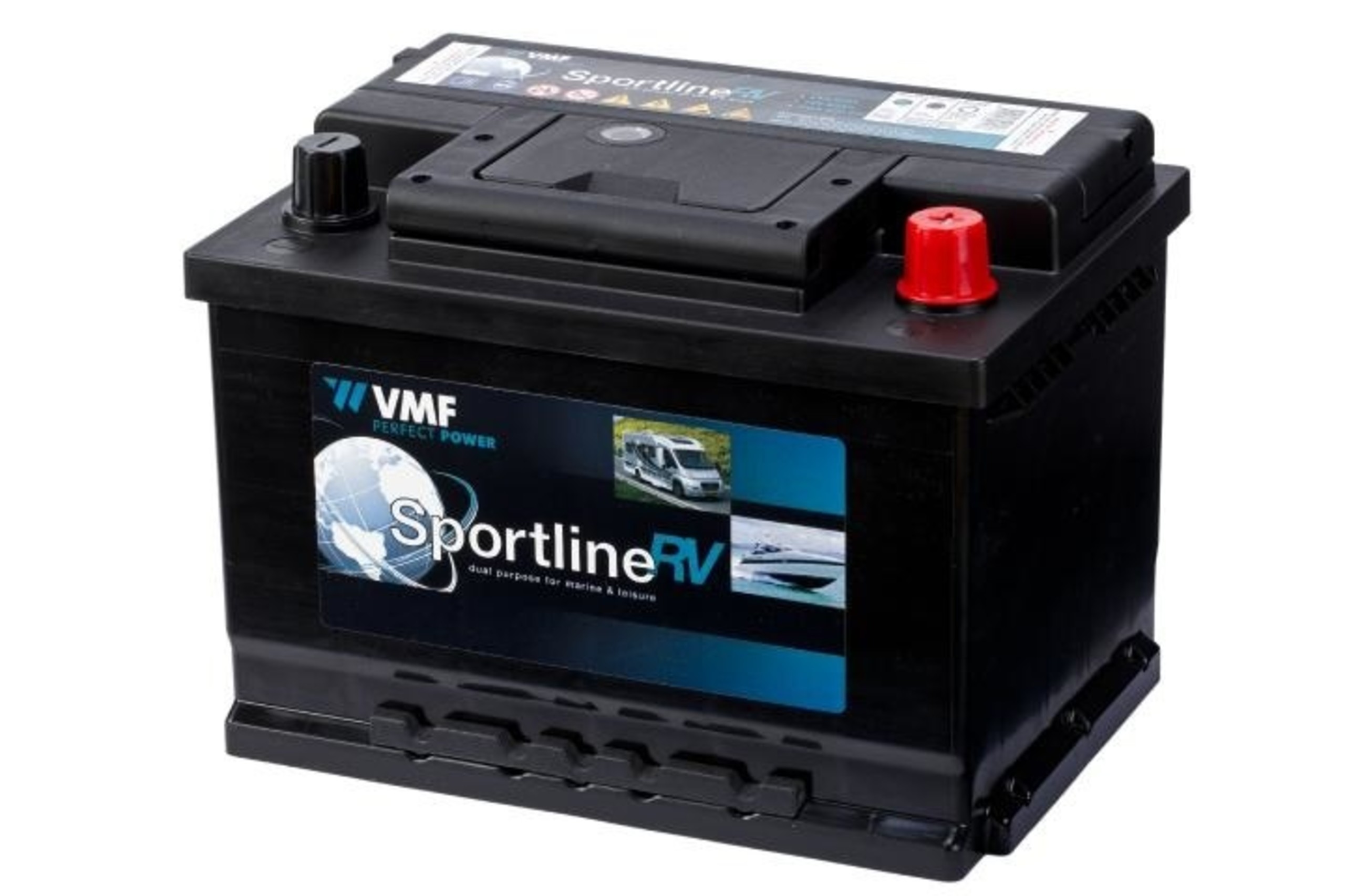 Boot accu 12V 50Ah dual purpose | VMF Sportline VMF50M