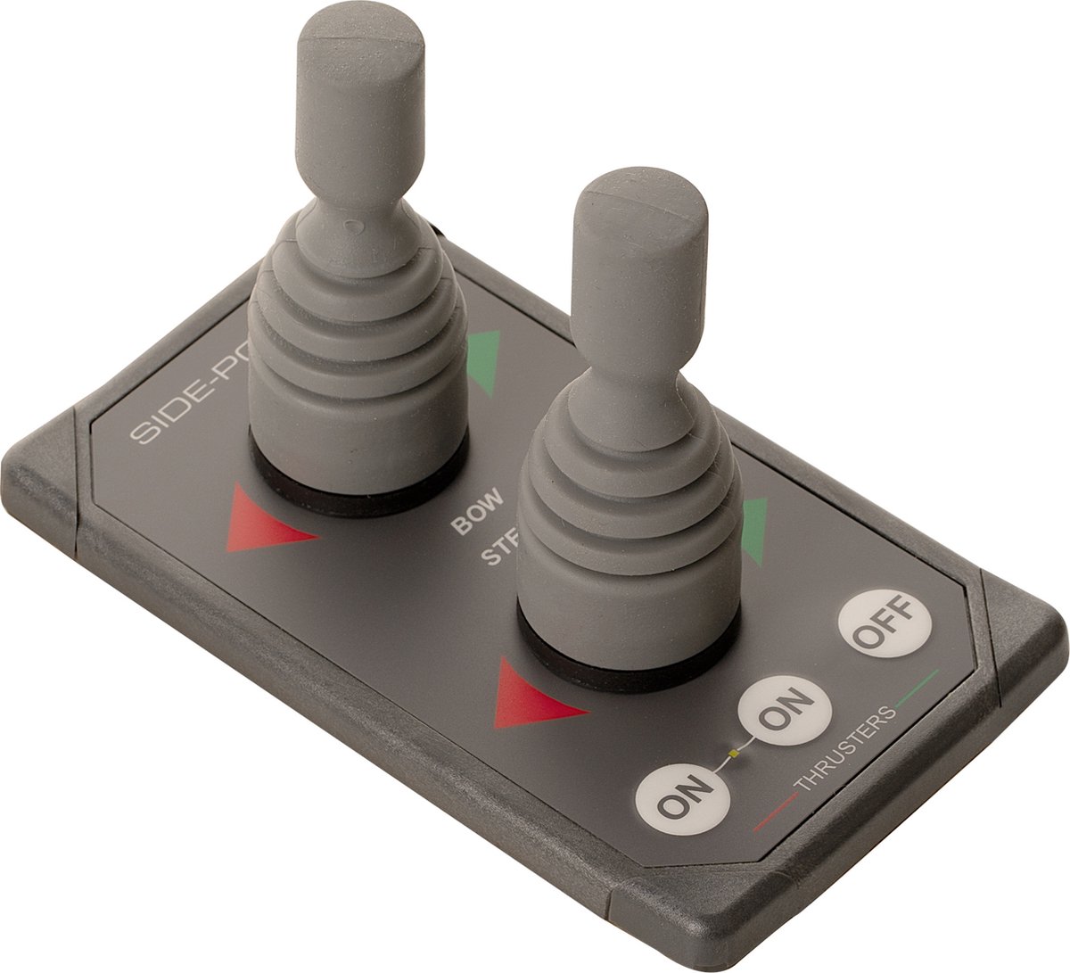 Dual Joystick Bedieningspaneel 12/24V Grijs | Side-Power 8940G